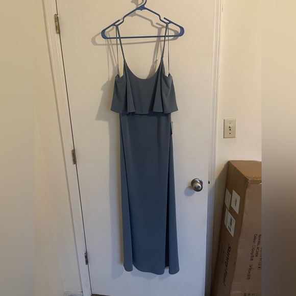 Express | Dresses | Medium Blue Strappy Dress | Poshmark